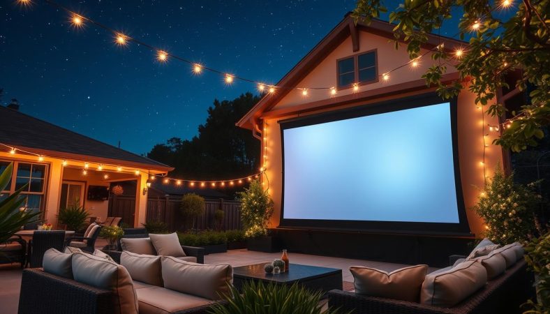 Outdoor Home Theater Ideas for Summer Movie Nights