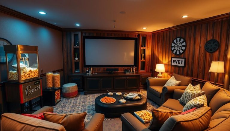 Cozy Home Theater Snack Bar Ideas for Movie Nights