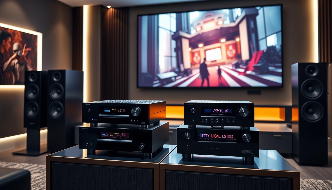 Yamaha RX-A8A and Denon AVR-A1H for Premium Flagship AV Receivers