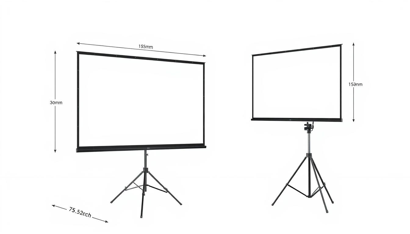 Insignia™ 75" Tripod Projector Screen
