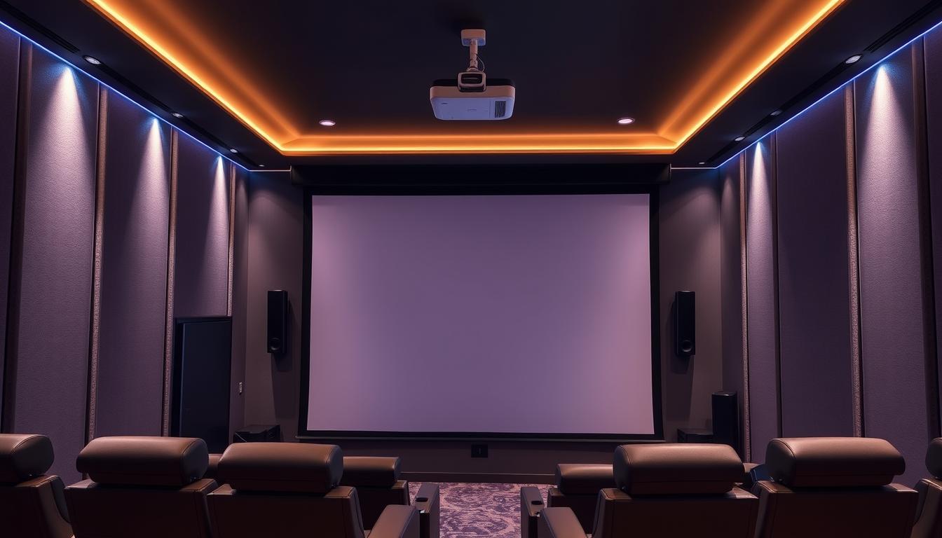 Screen Innovations Short Throw Lift: 110" Floor Rising ALR Projector Screen