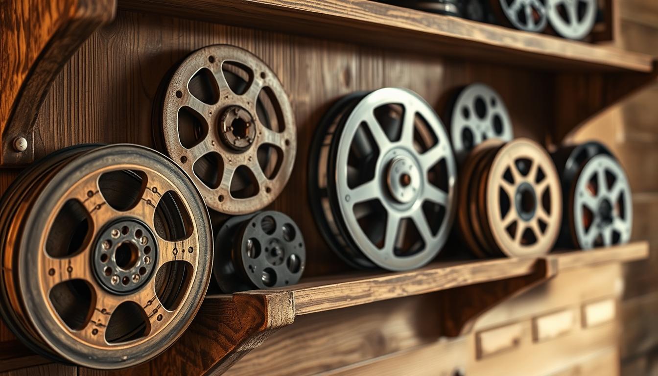 How to Construct a Wooden Movie Reel Shelf